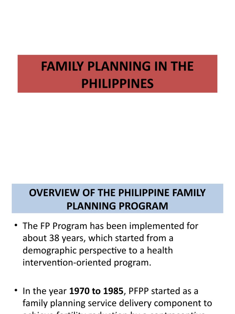 Family Planning in The Philippines | PDF | Family Planning | Informed Consent