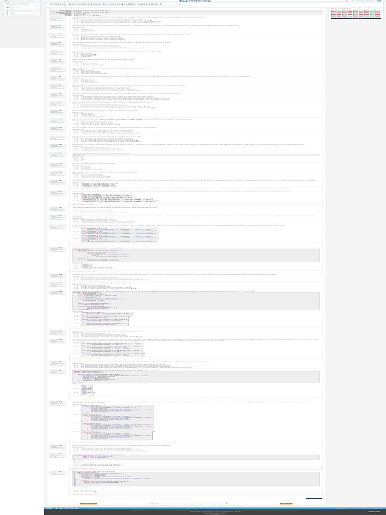 CS101 - Certificate Final Exam - Attempt Review - Saylor Academy - 1 | PDF | Programming ...