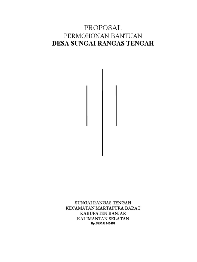 Proposal Normalisasi, Tabat, Jembatan | PDF