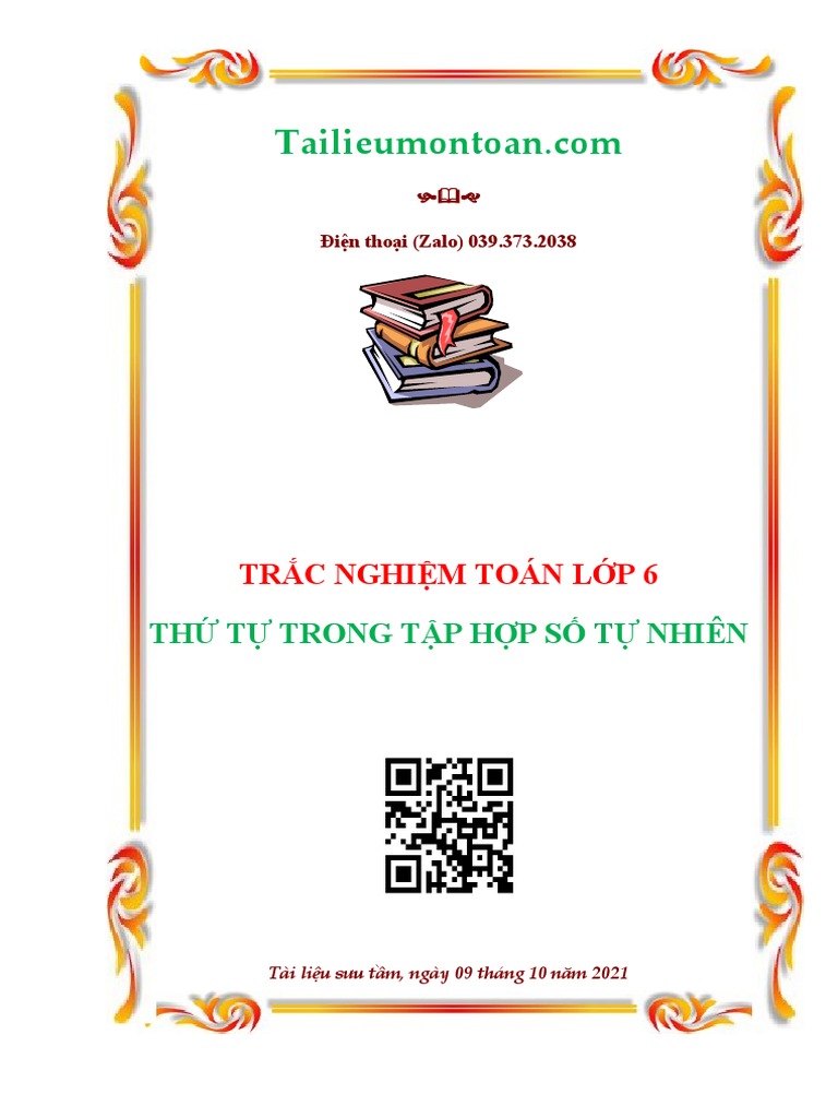 1.chuong 1 Thu Tu Trong Tap Hop So Tu Nhien | PDF