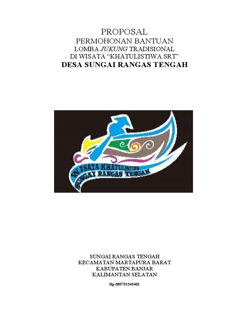 Proposal Lomba Jukung Ke Bupati | PDF