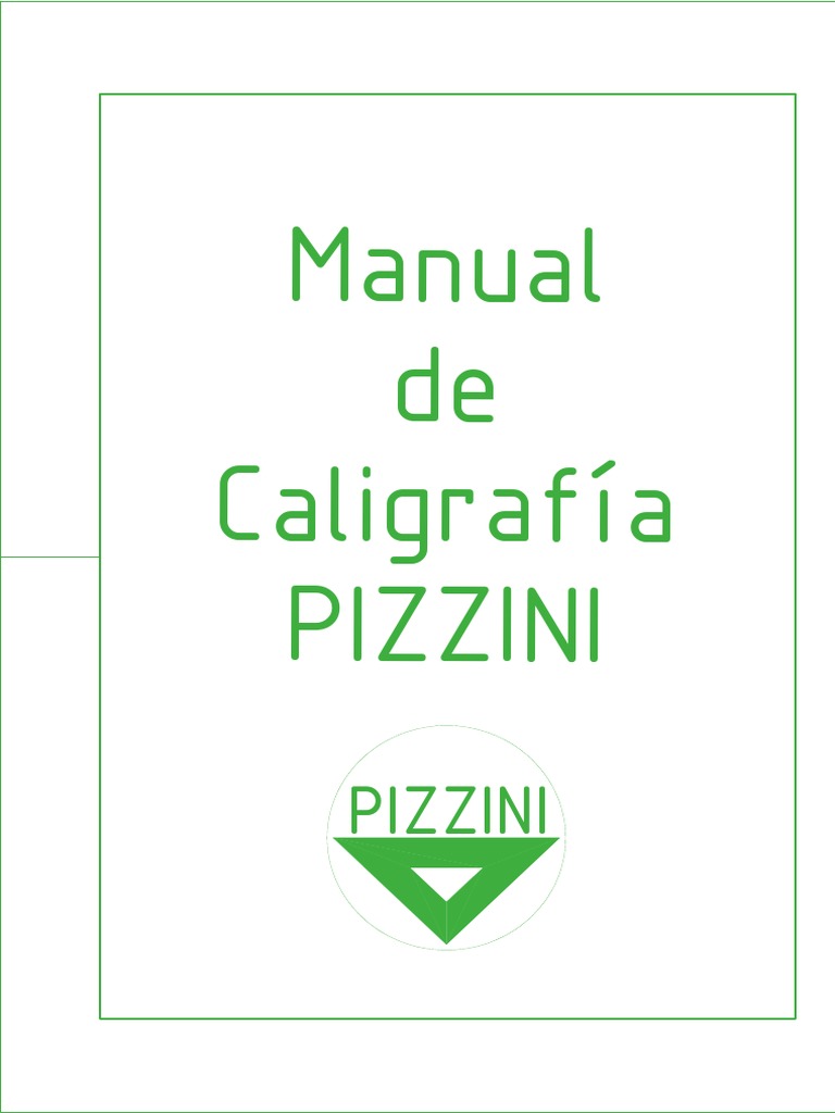 Manual de Caligrafia PIZZINI | PDF | Caligrafía | Diseño gráfico