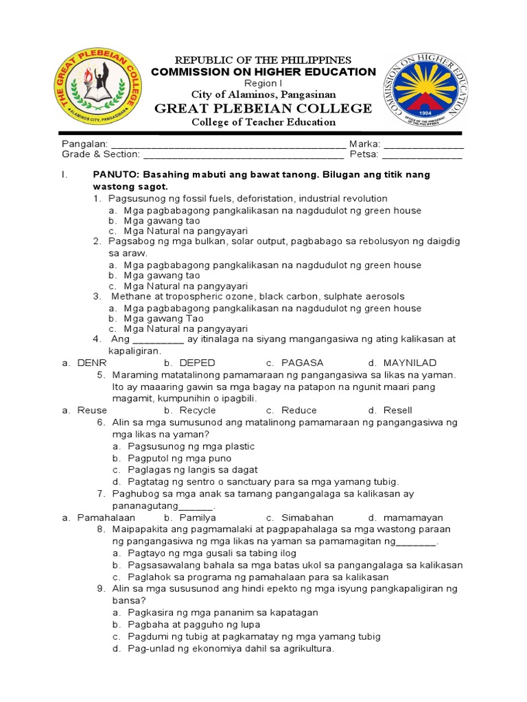 Ap 10 Climate Change | PDF