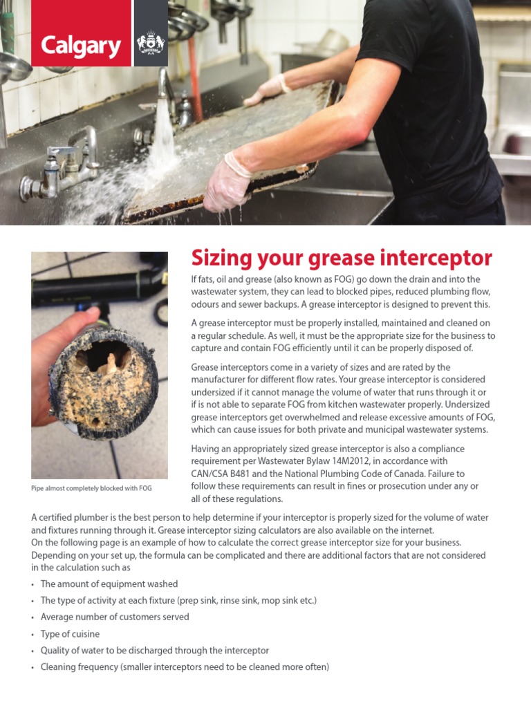 Sizing Your Grease Interceptor: Pipe Almost Completely Blocked With FOG ...