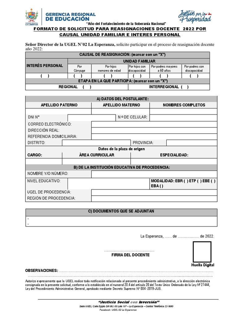 1.formato de Solicitud Reasignacion Docente 2021 | PDF | Justicia | Crimen y violencia