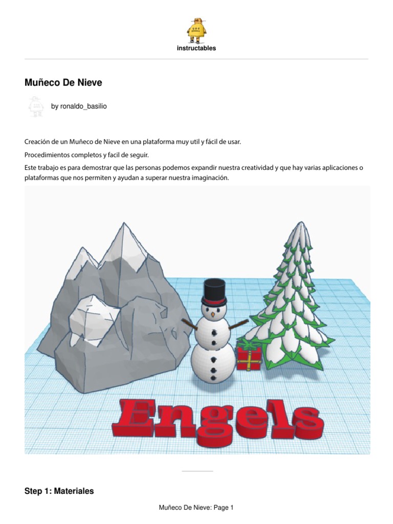 Muñeco de Nieve 3 | PDF