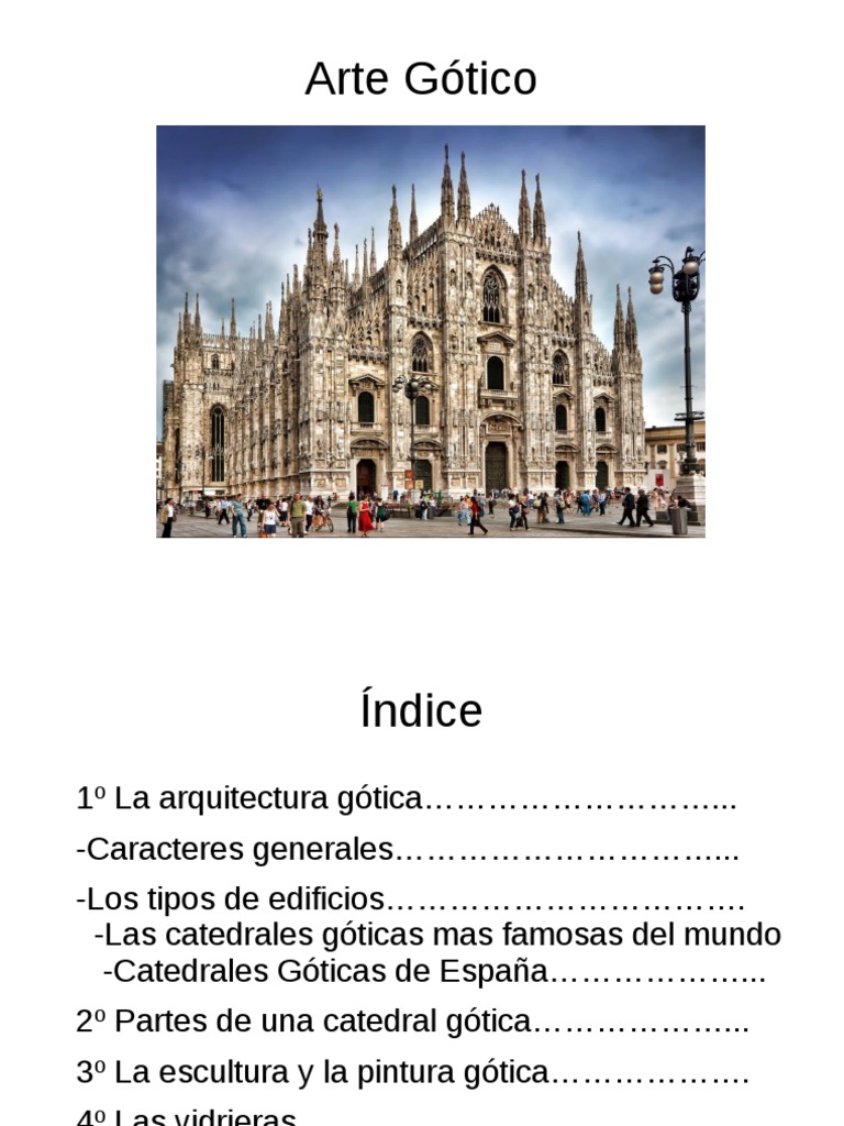 Arte Gotico Fran y Samuel | PDF | Arquitectura gótica | Bóveda (Arquitectura)