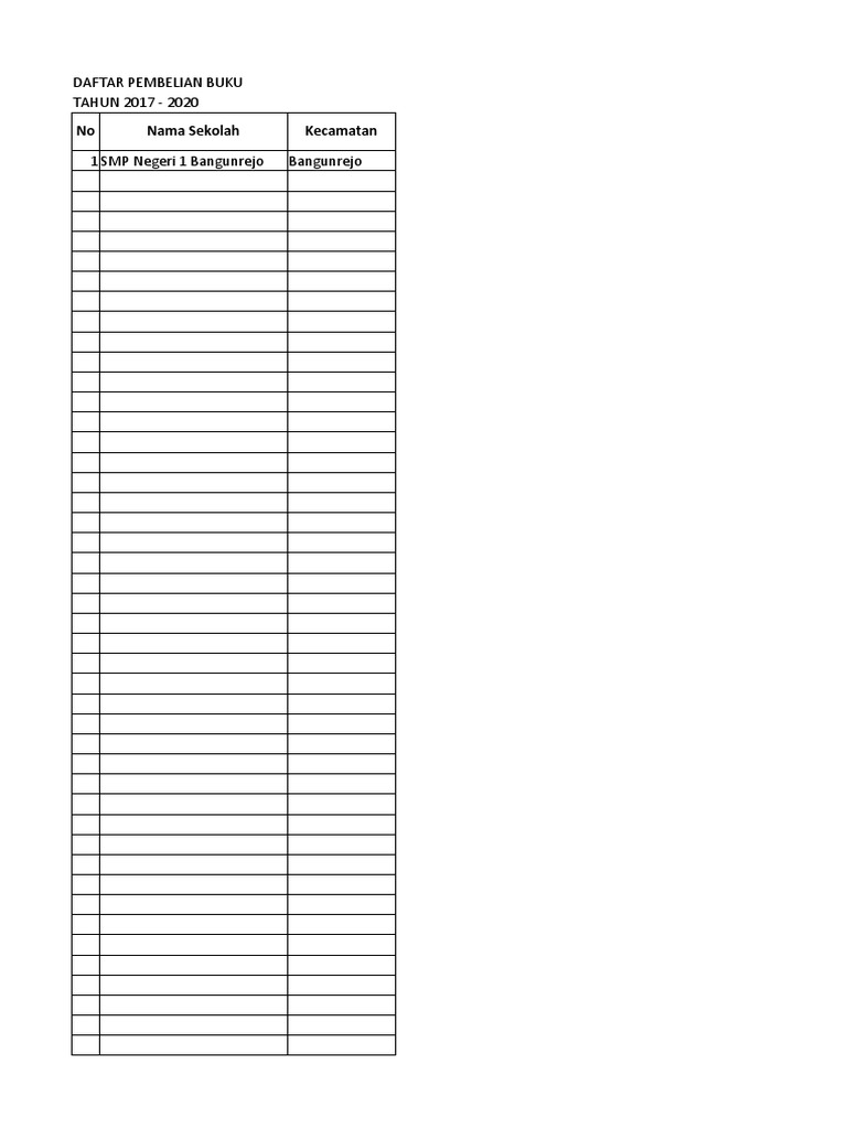 Kertas Kerja Input Buku Extracountable (Buku) | PDF