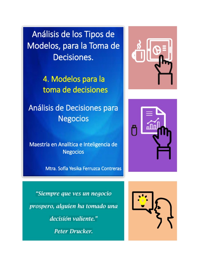 Análisis de Los Tipos de Modelos, para La Toma de Decisiones | PDF ...