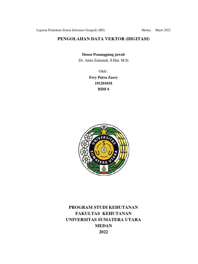 Pengolahan Data Vektor dalam SIG | PDF