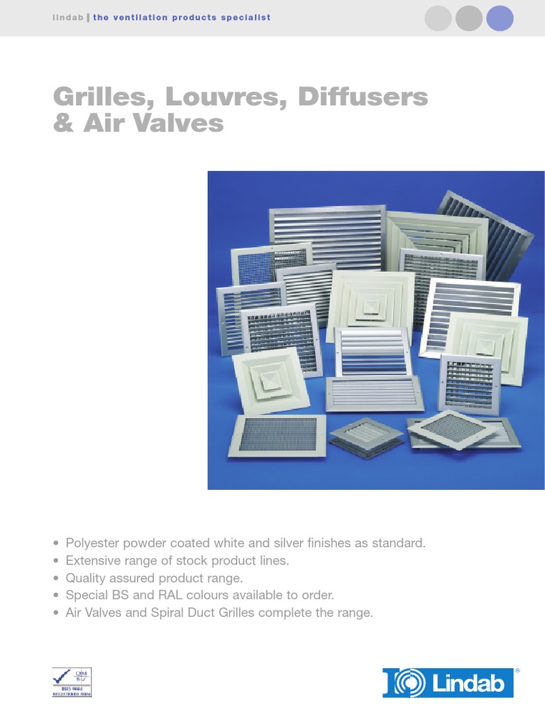 Catalog Lindab | PDF | Duct (Flow) | Valve