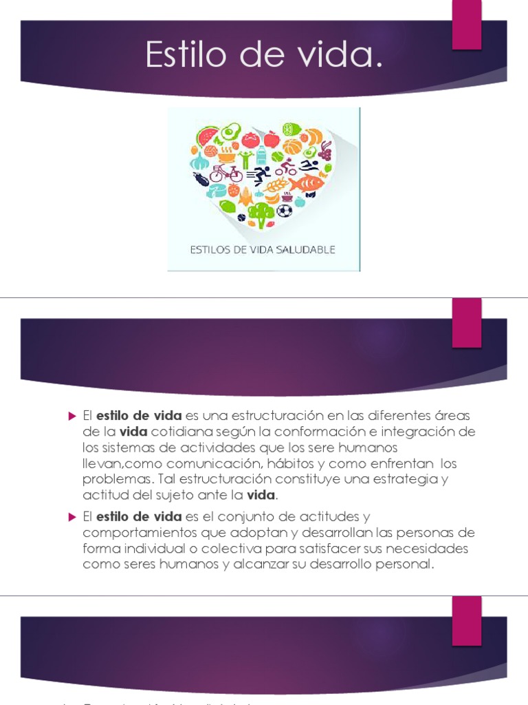 Estilo de Vida. | PDF | Comportamiento | Vida