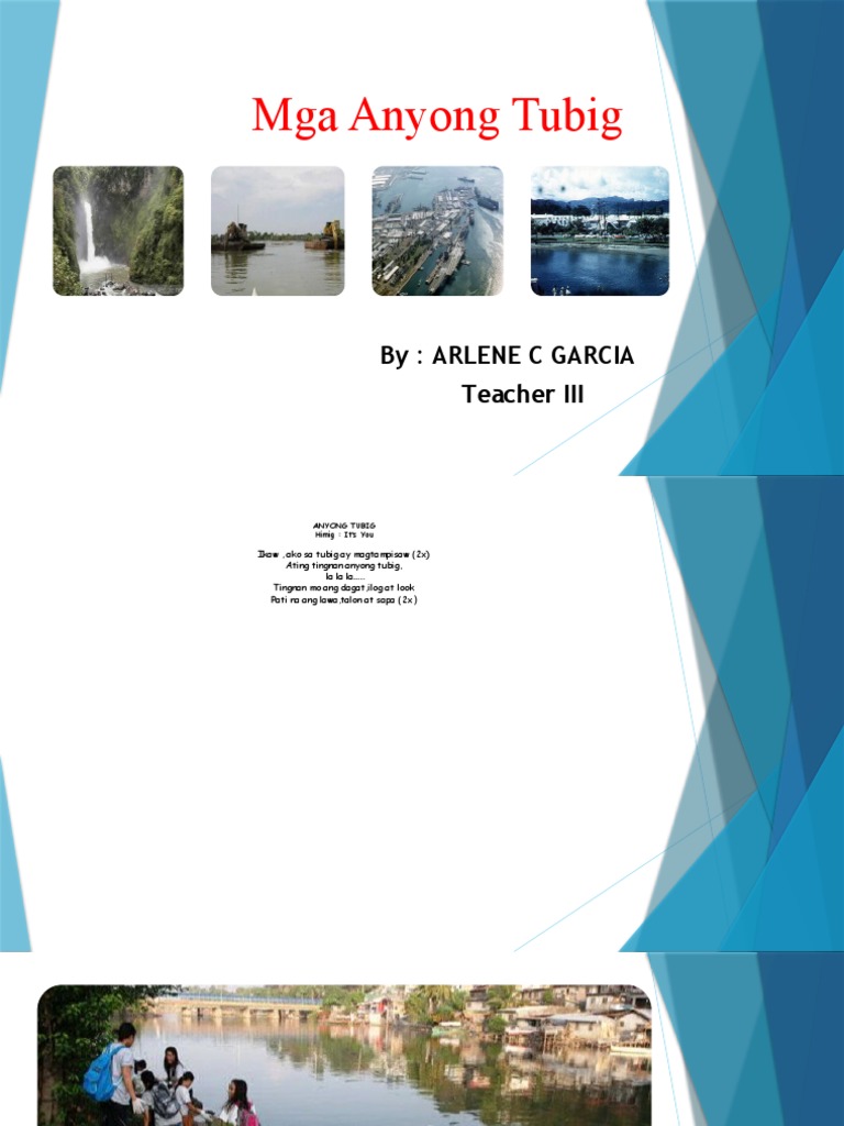 Anyong Tubig PowerPoint | PDF