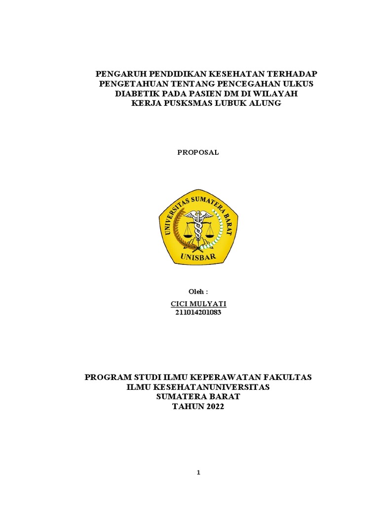 Proposal Cimul | PDF | Kesehatan Holistik