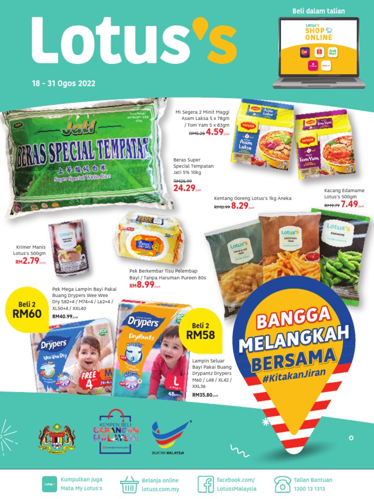 Lotuss Stores (Malaysia) SDN BHD - w33 National 14pp - Output - Etab Fa | PDF | Foods | Food ...