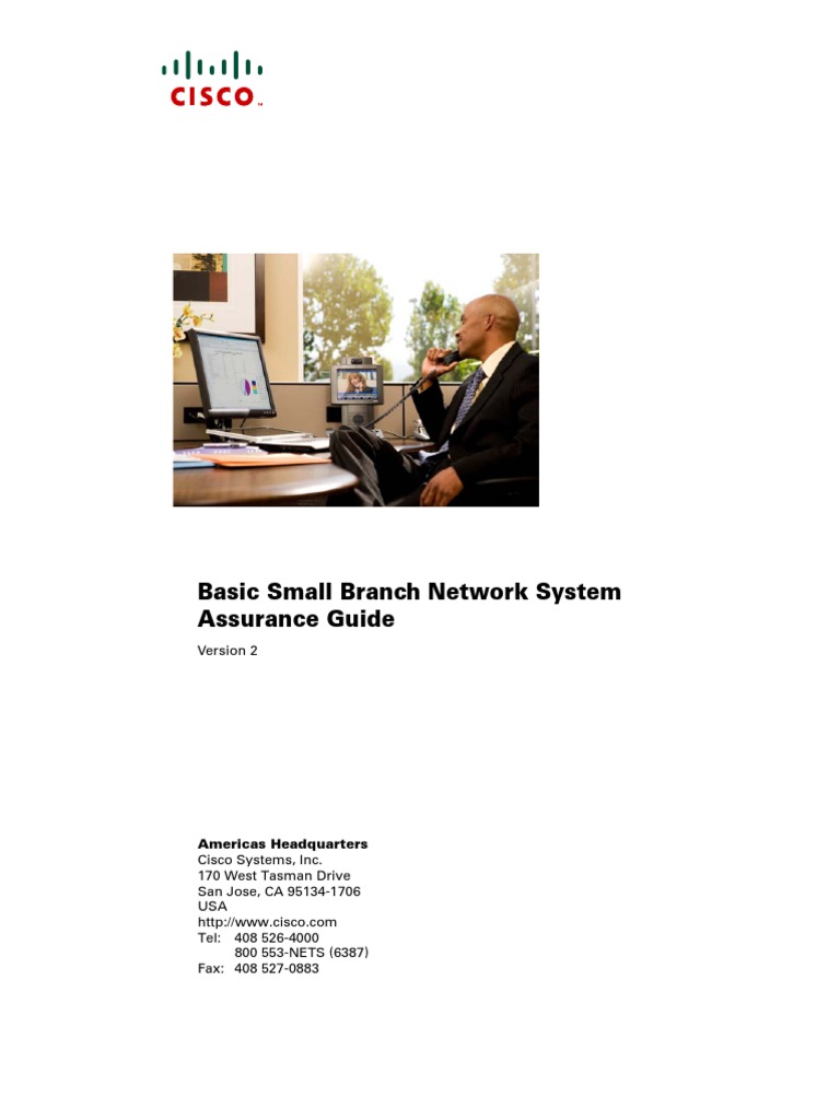 Basic Small Branch Network System | PDF | Computer Network | Quality Of ...