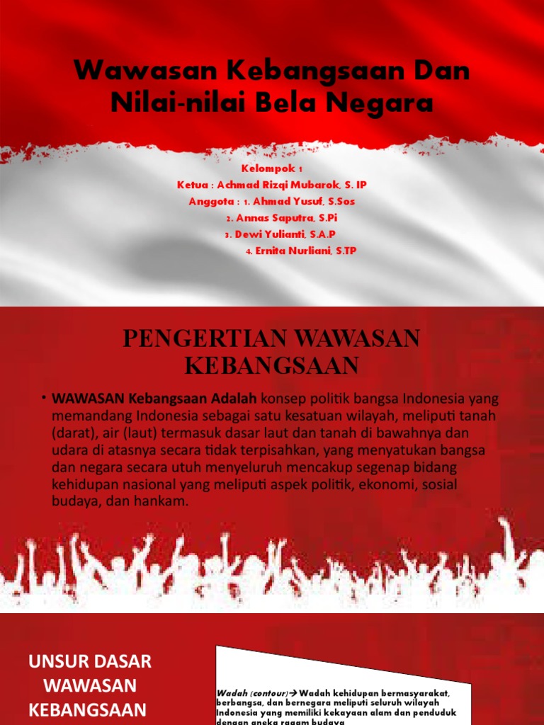 Wawasan Kebangsaan Dan Nilai-Nilai Bela Negara KEL 1 | PDF | Politik