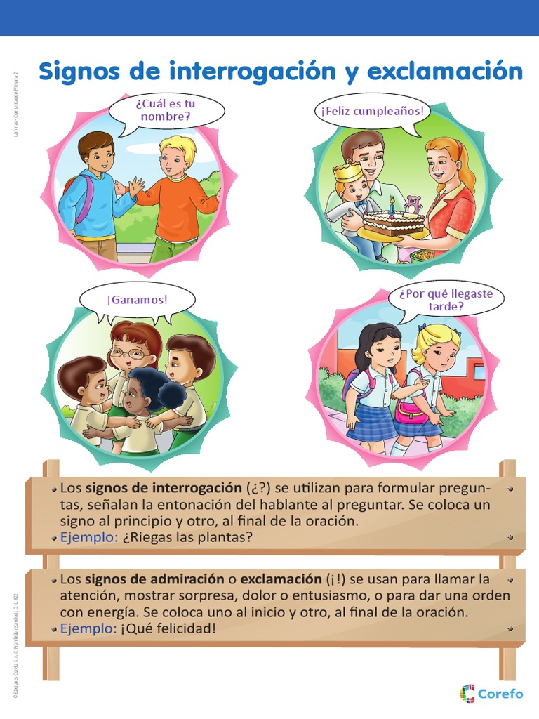 Lámina - 53-75 Signos de Interrogación y Exclamación | PDF