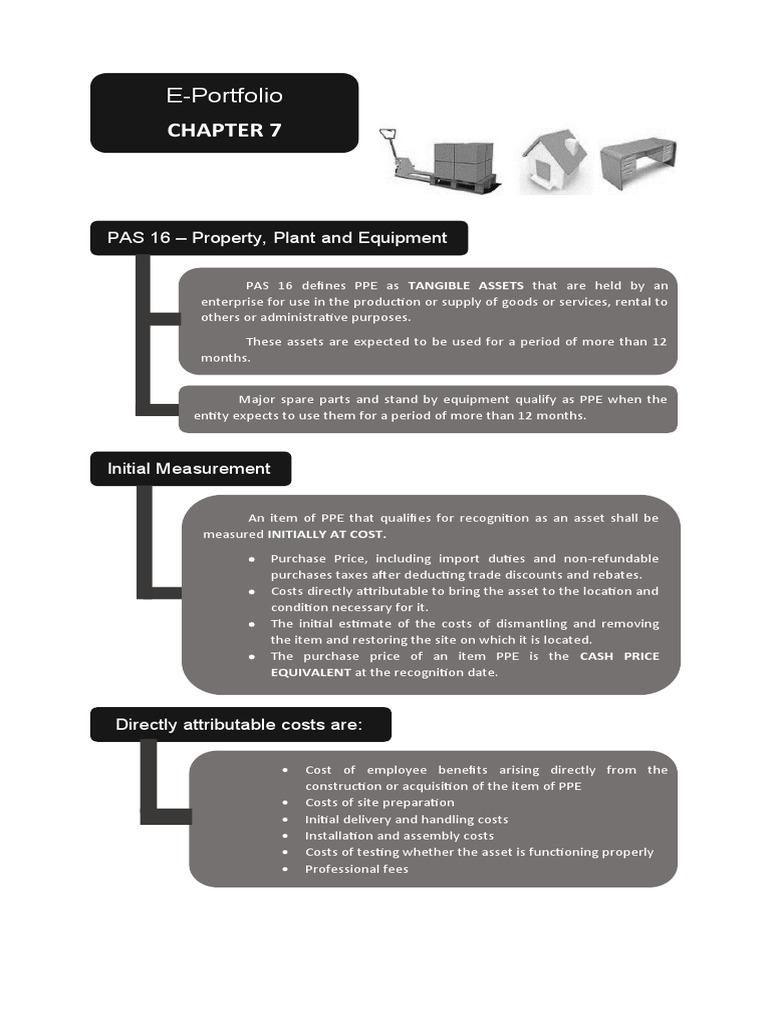 E-Portfolio: PAS 16 - Property, Plant and Equipment | PDF | Fair Value ...