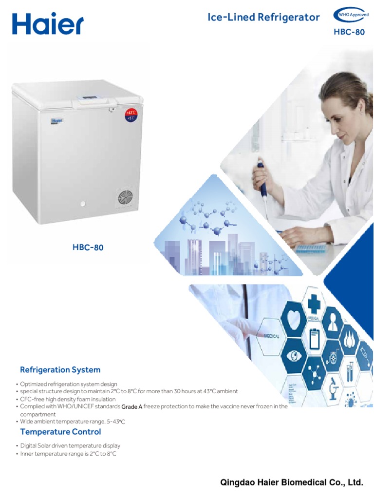 Refrigeration System: Qingdao Haier Biomedical Co., LTD | PDF | Refrigerator | Electrical ...