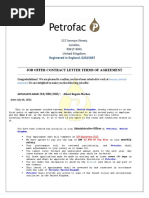 Invigilator Letter of Agreement | PDF
