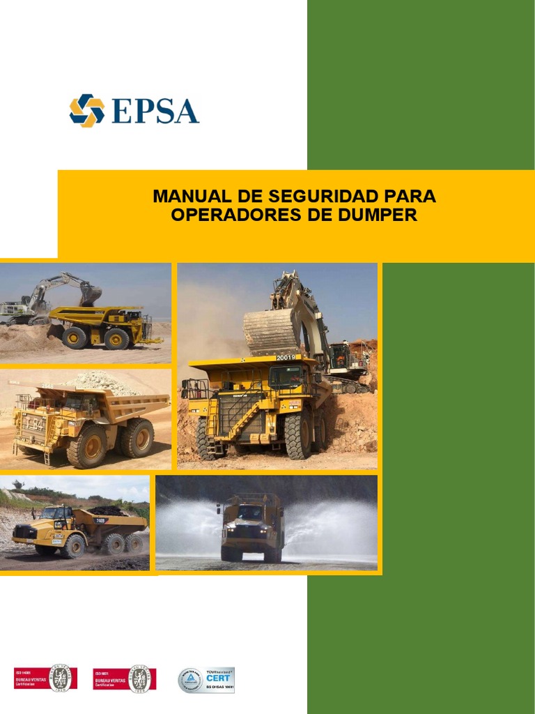 Manual para Operadores de Dumper | PDF | Camión | Residuos