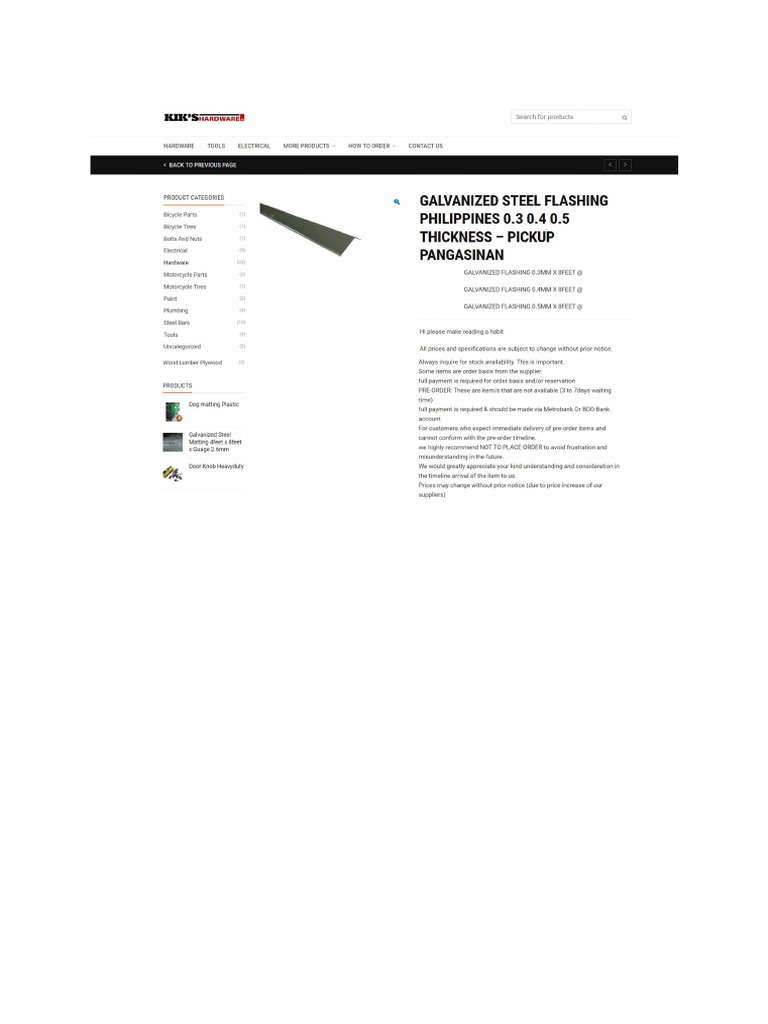 KIK's Hardware | PDF