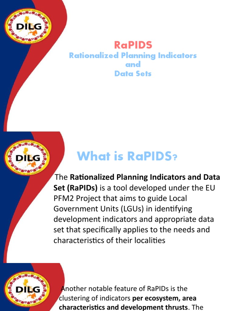 RaPIDS: Local Government Planning Indicators | PDF