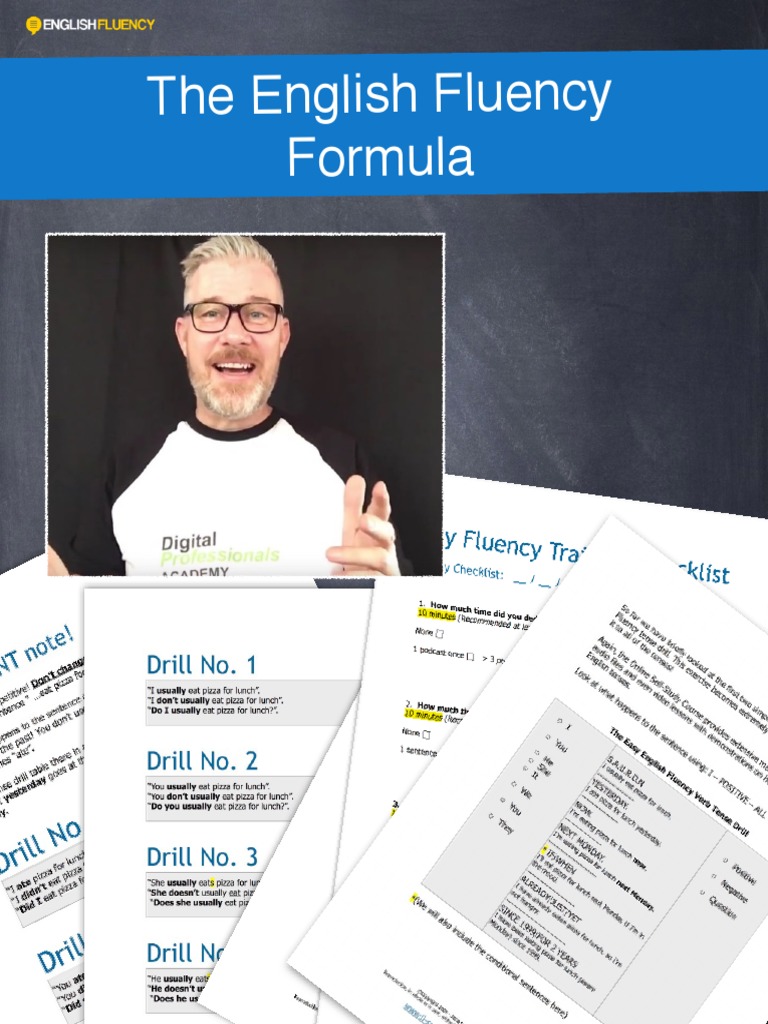 The English Fluency Formula Webinar English Fluency NigelCasey | PDF ...