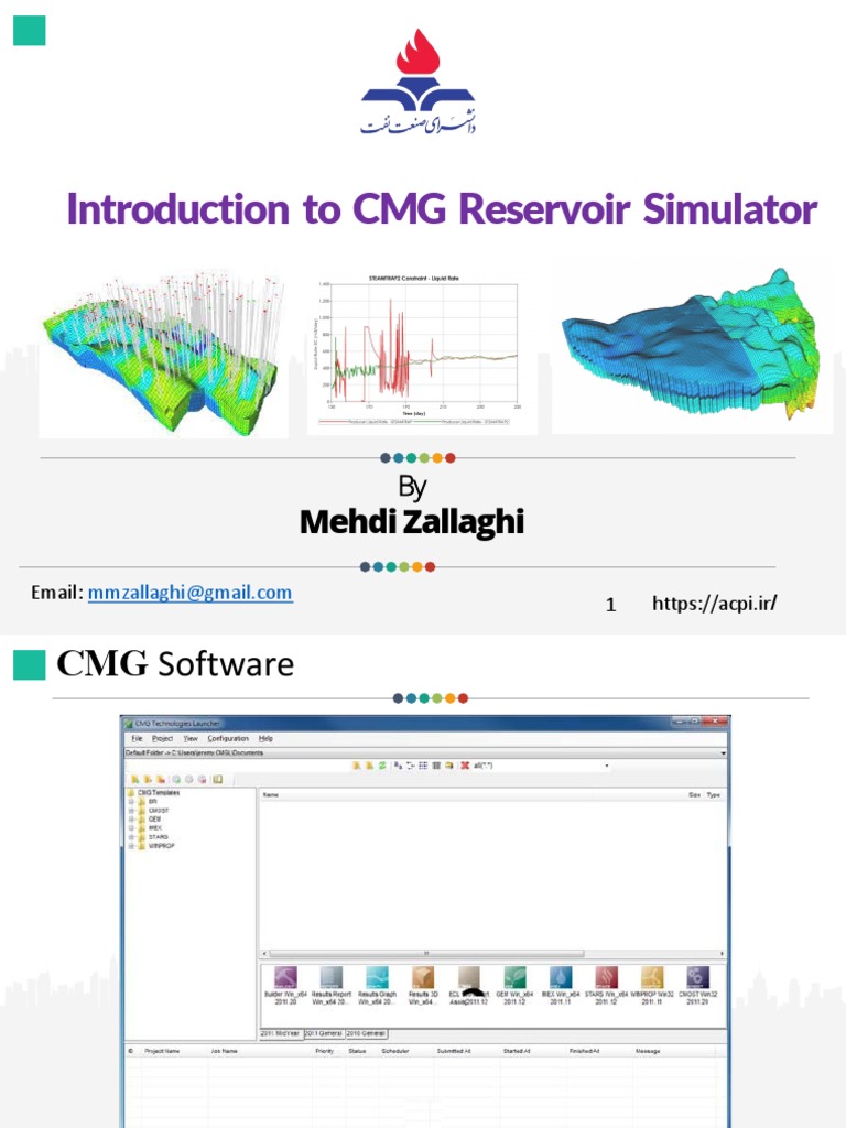 Introduction to CMG Reservoir Simulator | PDF | Petroleum Reservoir ...