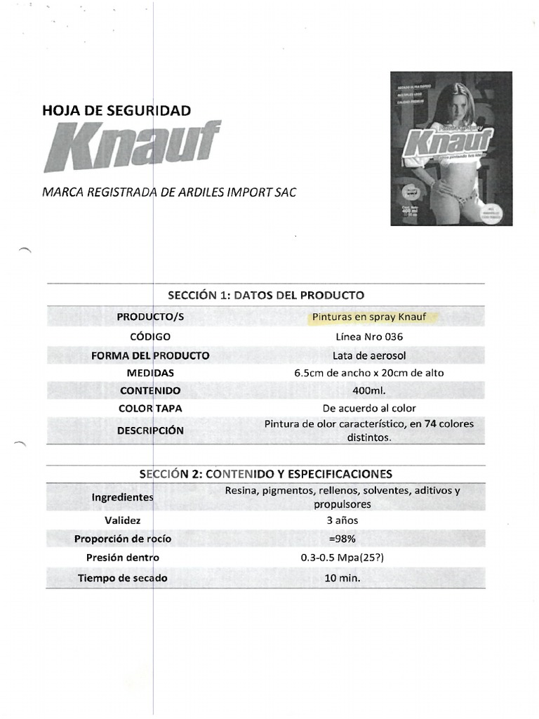 Pintura Spray Knauf | PDF