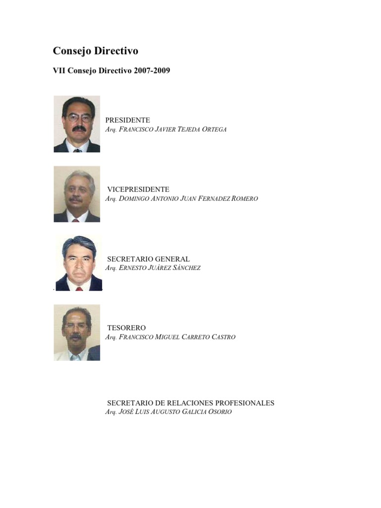Consejo Directivo | PDF | Política