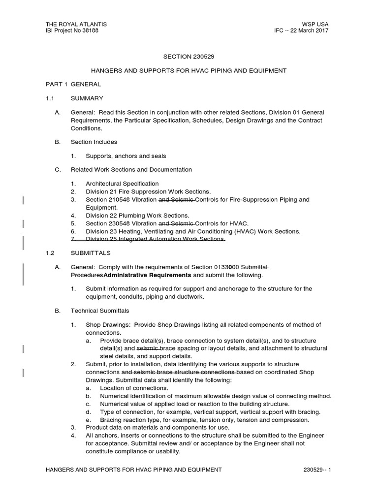 Support and Bracing Requirements for HVAC Systems in High Seismic Areas ...