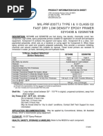 BMS 10-11Y Type II Epoxy Topcoat Data | PDF | Epoxy | Materials