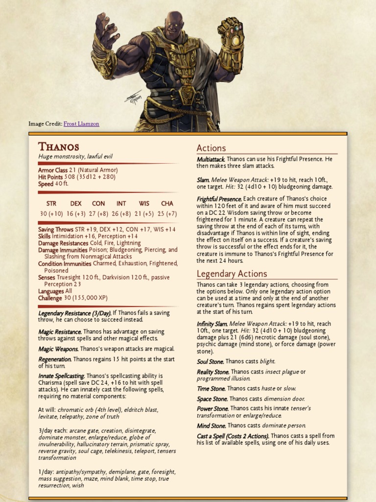 Thanos, the Mad Titan | PDF