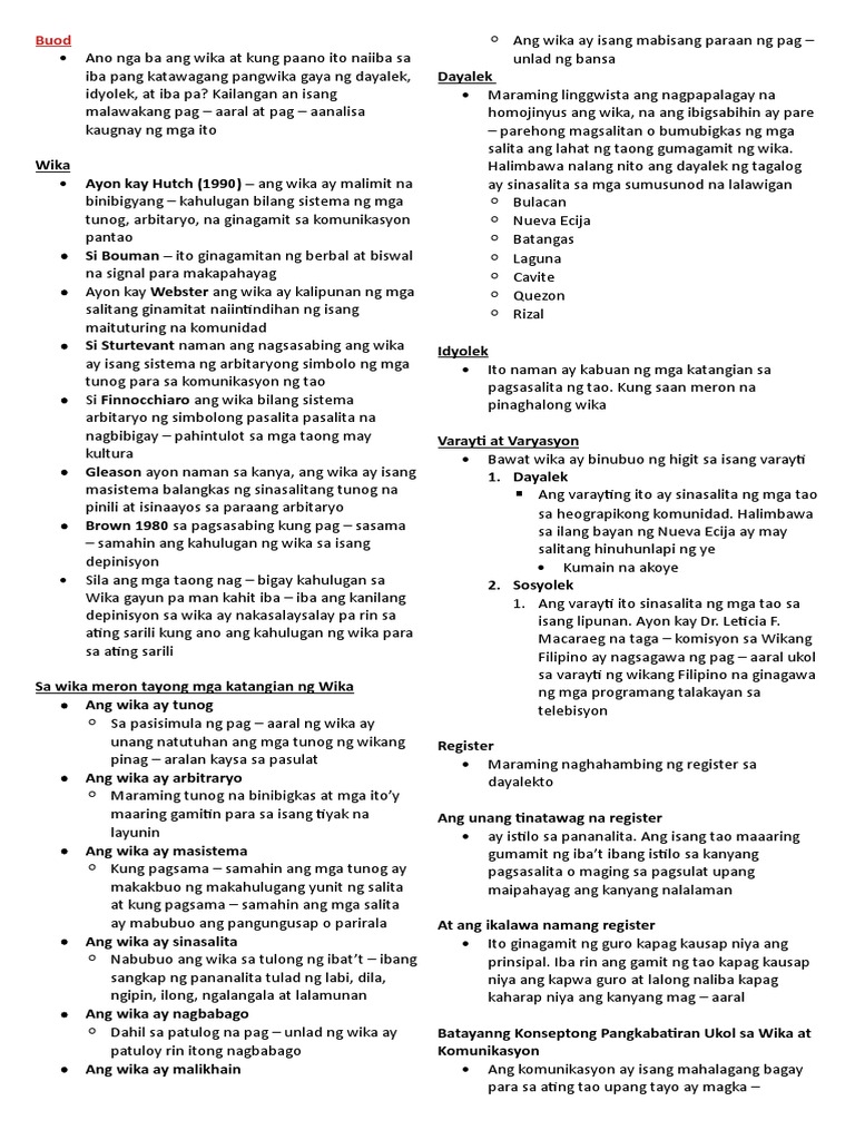 Buod | PDF
