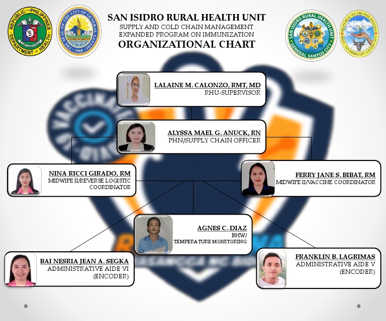 Organizational Chart: San Isidro Rural Health Unit | PDF