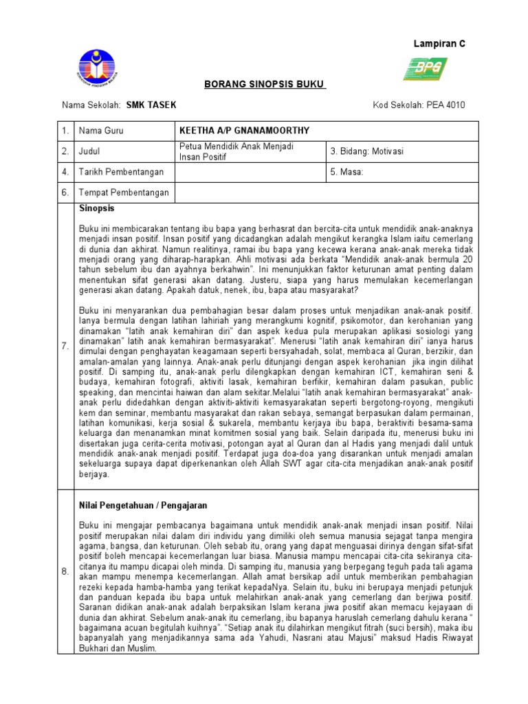 Petua Mendidik Anak Positif Islam | PDF | Kesehatan Holistik | Sains ...