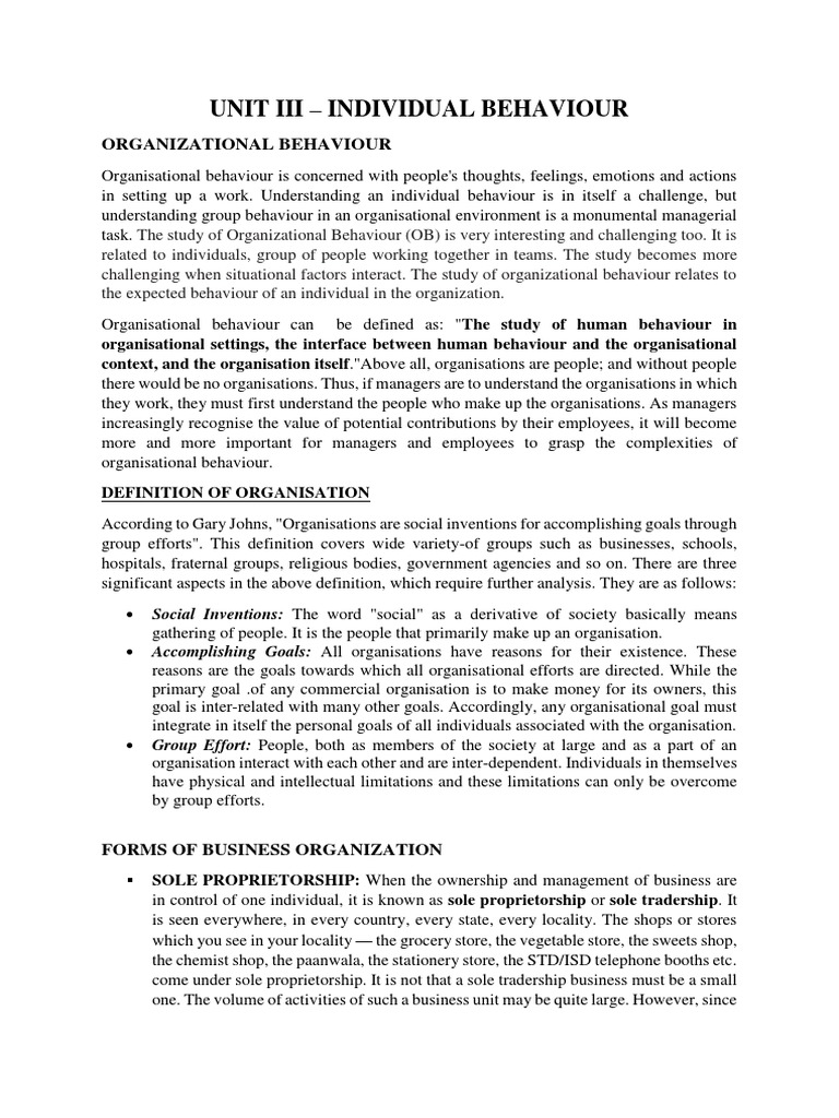 MC&OB Unit 3 | PDF | Reinforcement | Classical Conditioning