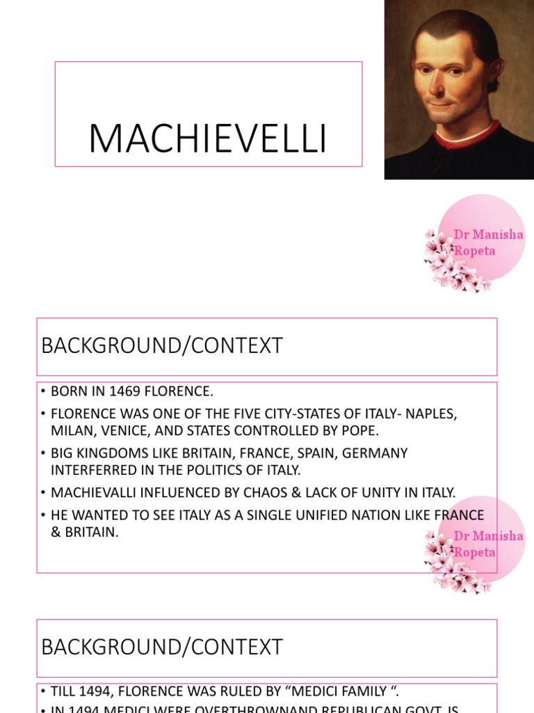 MACHIEVALLI | PDF | Niccolò Machiavelli | The Prince