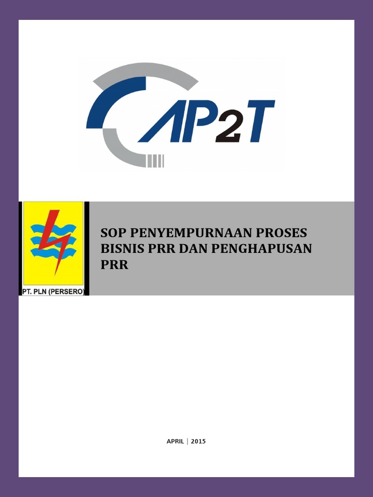 SOP Penyempurnaan Proses Bisnis PRR dan Penghapusan PRR | PDF