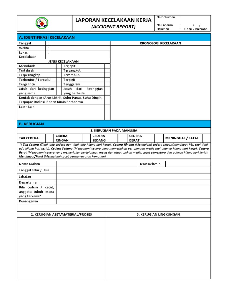 Formulir K3RS Kartini | PDF