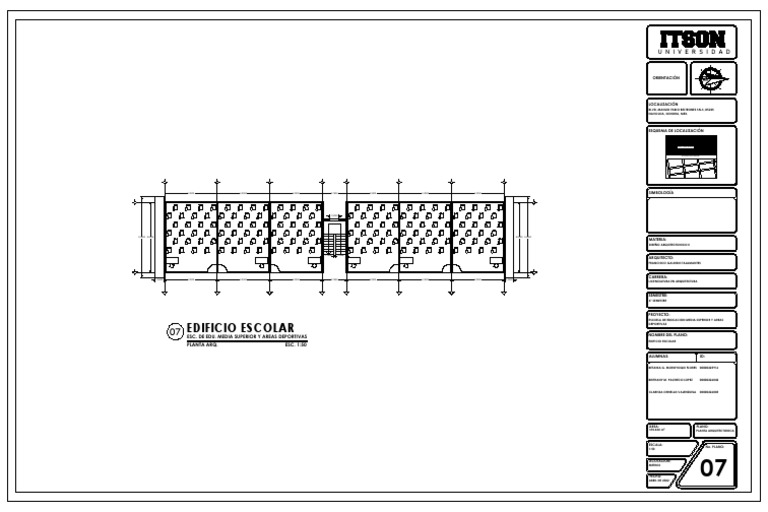 Plano 1 - Edif - Escolar - Planta Arq | PDF
