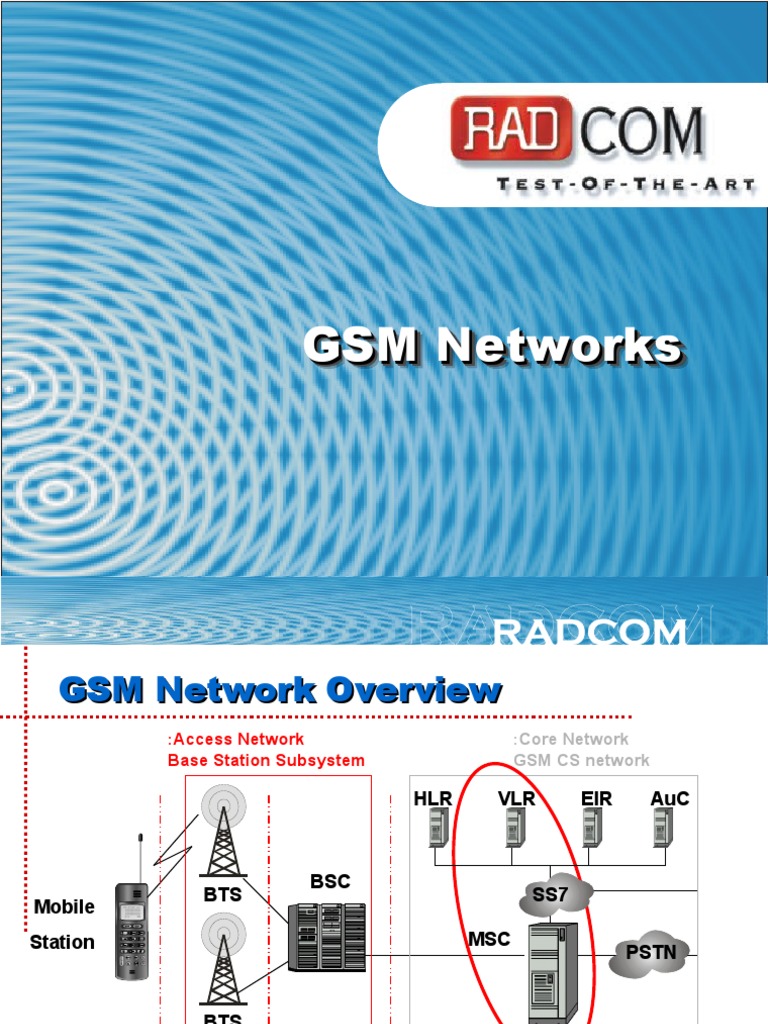 GSM Networks | PDF | Computing | Network Architecture