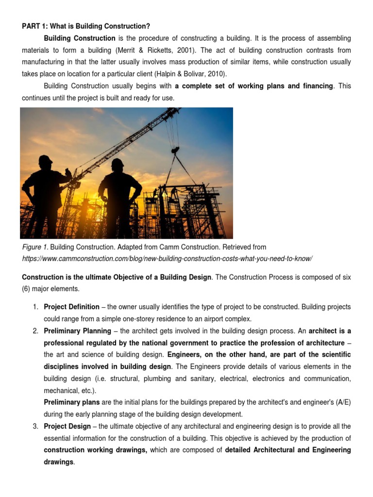 What Is Building Construction | PDF | General Contractor | Design