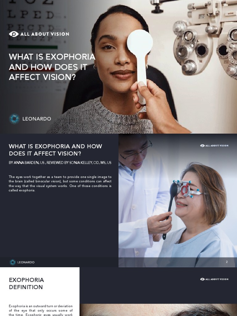 EN - What Is Exophoria and How Does It Affect Vision | PDF | Causes Of Death | Nervous System