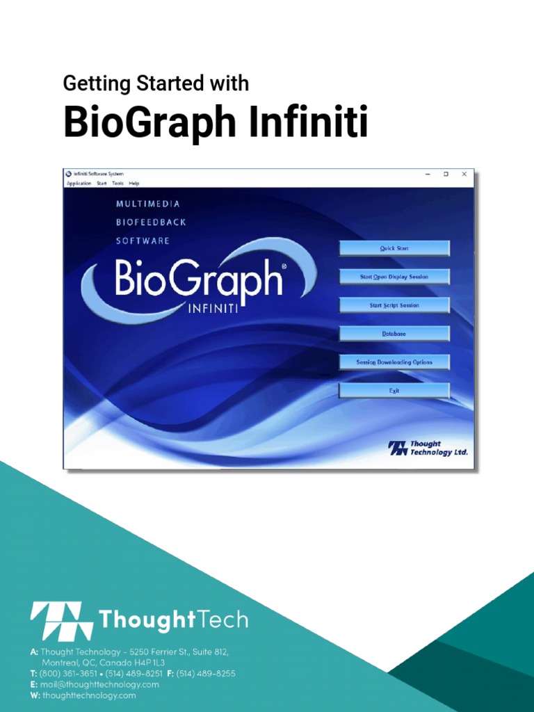 SA7913 BioGraph Infiniti Getting Started | PDF | Computer File | Icon (Computing)