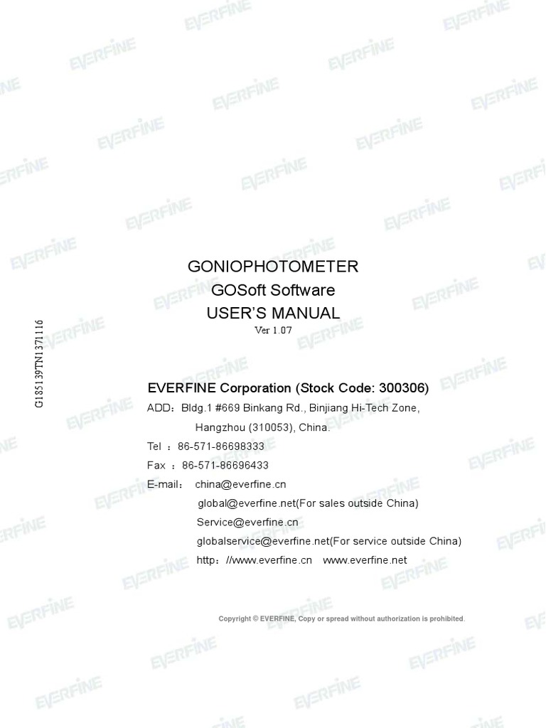 GOSoft User's Manual V1.07 | PDF | Computer File | Software