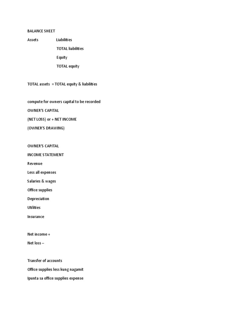 Basic Accounting Notes | PDF | Business | Finance & Money Management