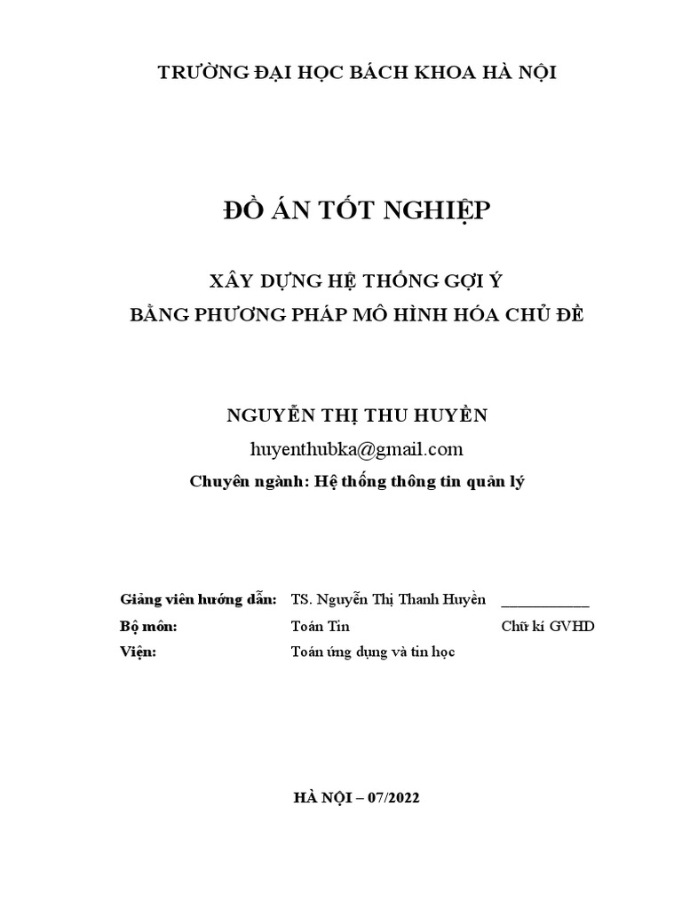Datn | PDF